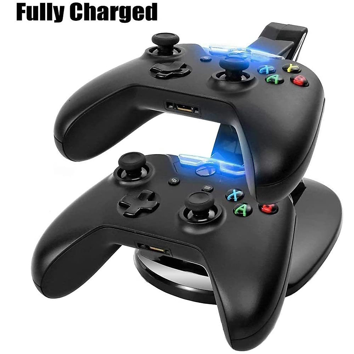OSTENT LED Light Dual Charging Dock Station Charger for Xbox One Controller