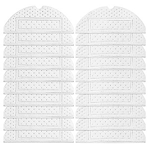 KEEPOW 20 Pack Disposable Mop Pads Fit for Roborock S7 S7+ Vacuum Cleaner
