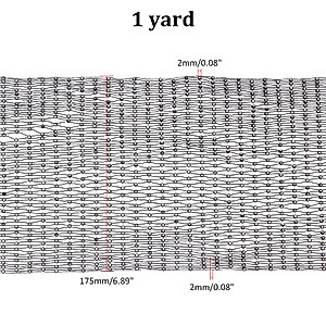 WADORN 1 Yard Rhinestone Fabric, Black Stretchable Polyester Rhinestone Mesh Fishnet Fabric for Clothing Accessories Rhinestone Mesh Tulle Crafts for Bag Making Party Dress Curtains Design Decoration