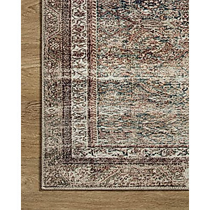 Chris Loves Julia x Loloi Jules Collection JUL-09 Ink / Terracotta, Traditional 8'-6" x 11'-6" Area Rug
