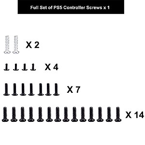 IKPEK 4pcs Analog 3D Joysticks Repair Kit for PS5 Controller, Joysticks Replacement Part with Repair Screwdriver Kit for Playstation 5 DualSense Controller