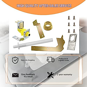 2023 Upgrade 000009123 000008483 33129026 IH9123 Ice Machine Water Inlet Valve Assembly（OEM）120V 60Hz 5W for Manitowoc Ice Machine Parts 2-Year Warranty