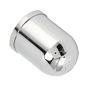 Aramox Trailer Hitch Ball Coupler Cover Tow Bar Chrome Plated Protection Cover for 50mm 2in 1‑7/8in Hitch Balls for Trailer Off Road Vehicle