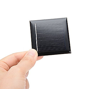 uxcell 5Pcs 2V 50mA Poly Mini Solar Cell Panel Module DIY for Light Toys Charger 54mm x 54mm