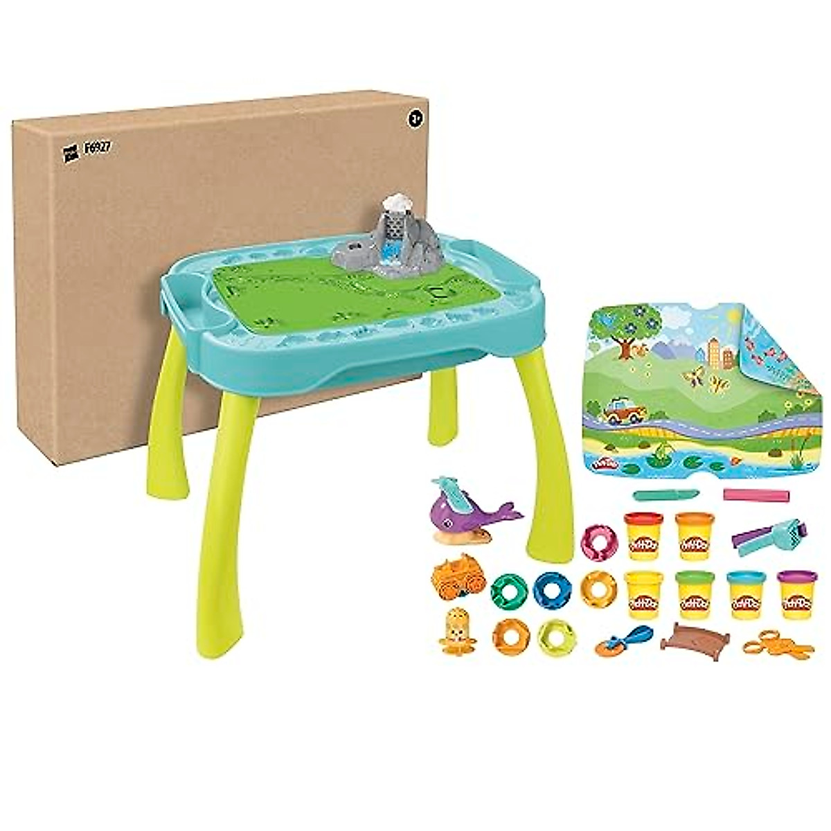 Play-Doh All-in-One Creativity Starter Station Activity Table, Preschool Toys for 3 Year Old Boys & Girls & Up, Starter Sets