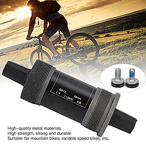 VGEBY 68mm Sealed Bottom Bracket, Taper Metal Bearing with Screws 113mm/120mm/126mm for Mountain Bike (120mm)