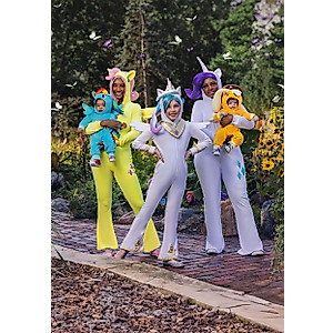 My Little Pony Fluttershy Women's Costume - Hooded Jumpsuit with Wings, Tail & Ears