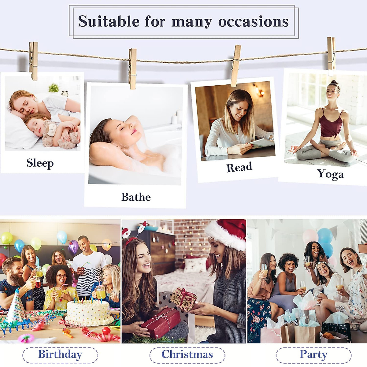 Scented Candles Gifts for Women, Best Friend Candles for Birthday Gifts, Christmas Friendship Gifts for Her Friends, Lavender Aromatherapy Candles for Home Scented, Back and Body Hurts Candle