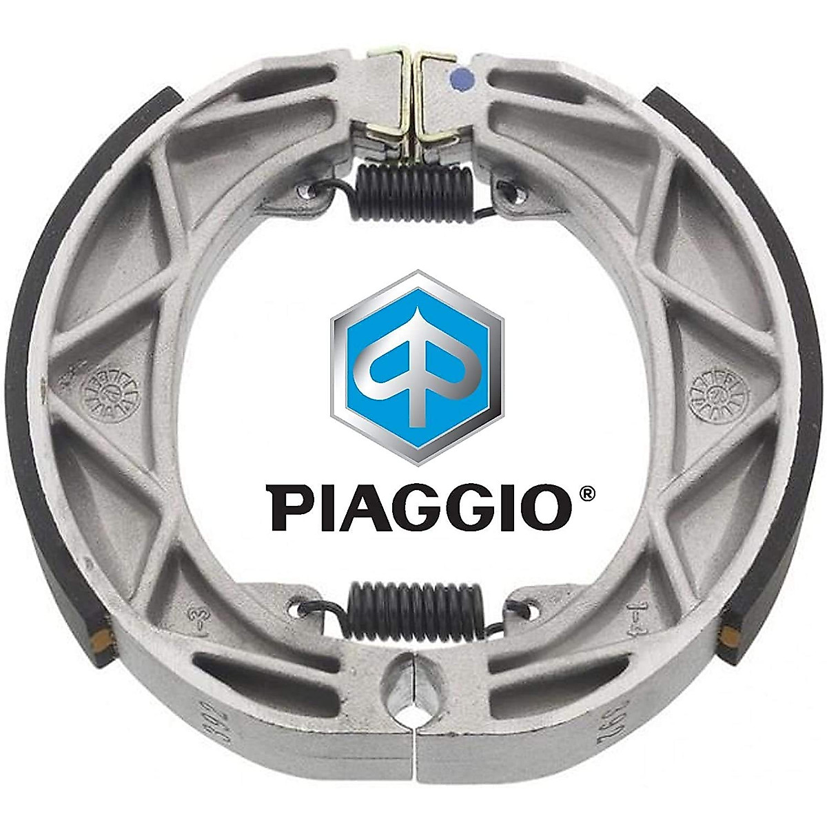 Rear Brake Shoes for Vespa(Sprint, Primavera, Elettrica), Piaggio(Fly, Liberty, LT, Typhoon) | OEM: 56293R, 56293R5, 56294R, 56294R5, CM060402, 1C001711R | Part# 56294R5(Pair)