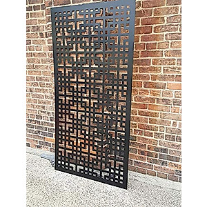 MeenaUS - Privacy Screen Metal Garden Fence Decor Art