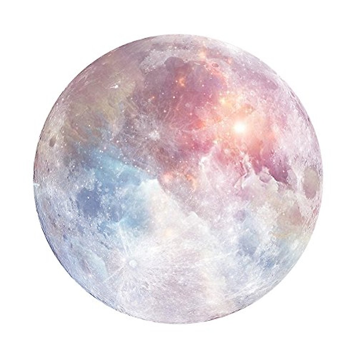 HaloVa Mouse Pad, Anti Slip Planet Mouse Mat for Desktops, Computer, PC and laptops, Customized Round Mouse Pad for Office and Home, Moon