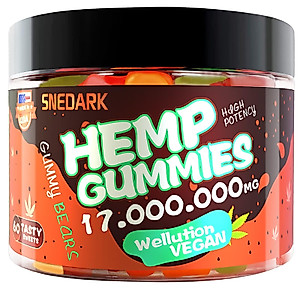 Hemp Gummies - Great for Peace & Relaxation, Soothes Soreness and Discomfort in The Body, High Potency Hеmр Oil Extract, Natural Fruity Flavors - Made in USA