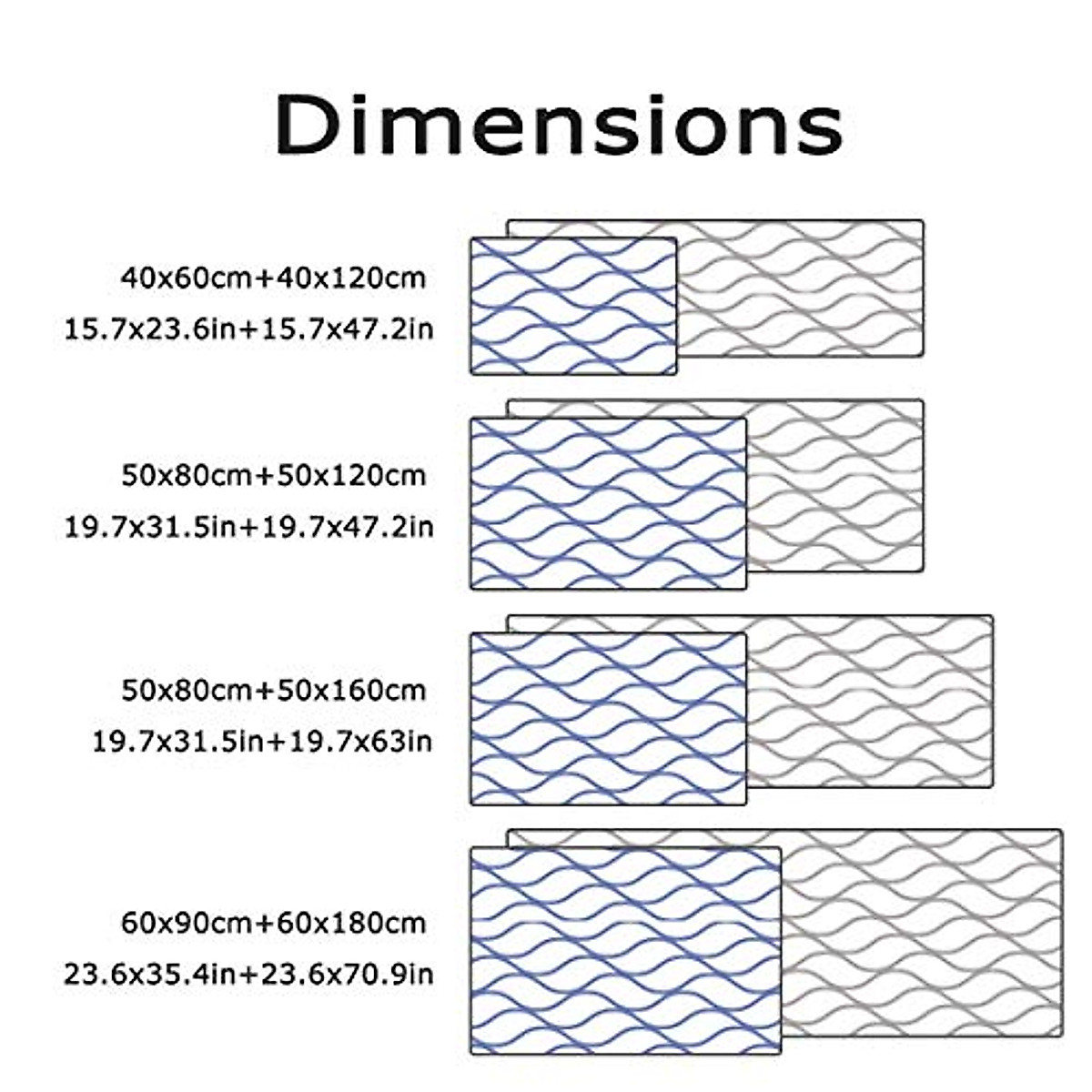 2 Piece Gnome Kitchen Rug Set Merry Christmas Indoor Floor Mats for Winter, Xmas Door Mat Runner Rug Carpet Mat for Kitchen Home Decor (15.7" x 23.6"+15.7" x 47.2") - Snowflake Tree Retro Wooden Board