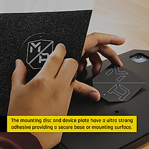 Mob Armor TabNetic Combo Pack - Magnetic Tablet Mounting Solution with Heavy Duty Metal Plate, Adjustable Mounting Disc and Strong 3M VHB Non-Marking Adhesive Magnet Stickers for Car Tablet Mount