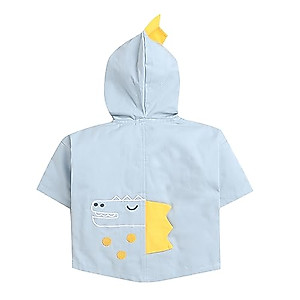 Hopscotch Baby Boys Full Sleeve Applique Solid T-Shirt, Hoodie & Pant Layering Set 3 Years-4 Years Blue, Blue