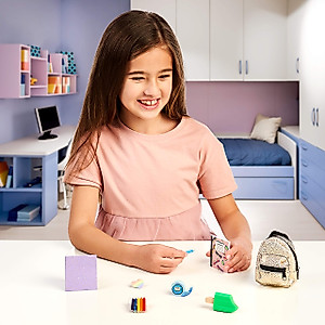 REAL LITTLES - Micro Backpack - 3 Pack with 18 Stationary Surprises Inside! - Styles May Vary