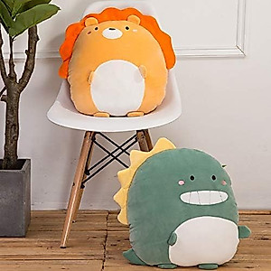 CASAGOOD Soft Dinosaur Plush Hugging Pillow Cute Dinosaur Stuffed Animal Plushies Toy Dinosaur Kids Stuffed Animals Dino Plush Toys for Birthday, Valentine, Christmas 12 Inch