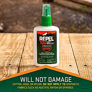 Repel 100 Insect Repellent, Pump Spray, 4-Fluid Ounces, 10-Hour Protection