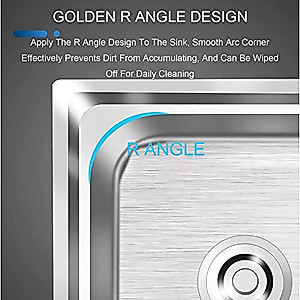 Free Standing 304 Stainless Steel Utility Sinks,Commercial Sink for Restaurant, Commercial Sink with Faucet,Unit with Cold and Hot Water Tap for Outdoor,1 Compartment,Easy To Clean. (Color : No fauce