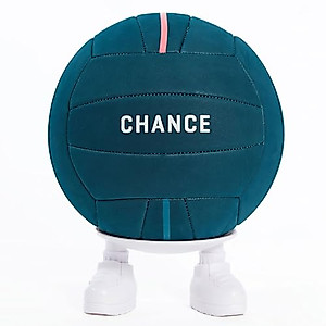 Chance Soft Volleyball - Waterproof Indoor/Outdoor Beach/Pool All-Ages Recreational Training Ball (Size 5) (Celine - Teal)