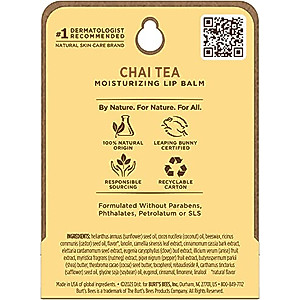 Burt's Bees Chai Tea Lip Balm Blister, 0.15 Ounce