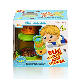 QuadPro Bug Catcher Kit for Kids - 2 Sets, Bug Catching Kit Includes Butterfly Net, Tweezers, Insect Clamp, Magnifying Glass & Learning Cards, Outdoor Toys for Children Ages 3-8 (Classic Edition)