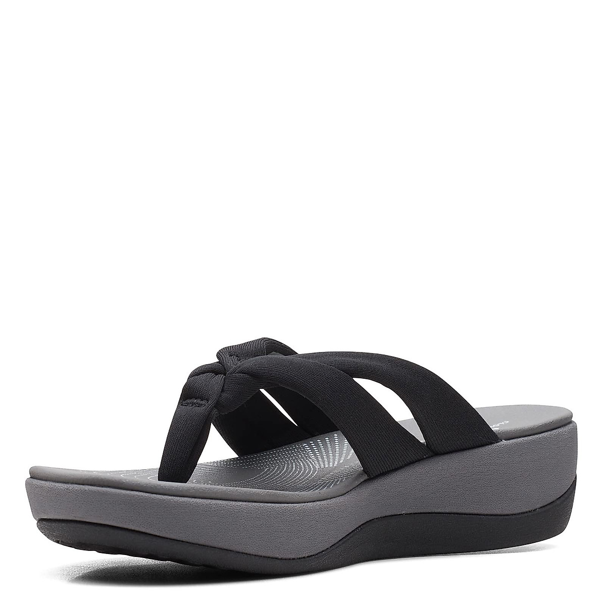 Clarks Women's Arla Kaylie Flip-Flop, Black, 5