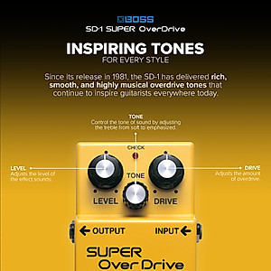 Boss SD-1 Super Overdrive Pedal