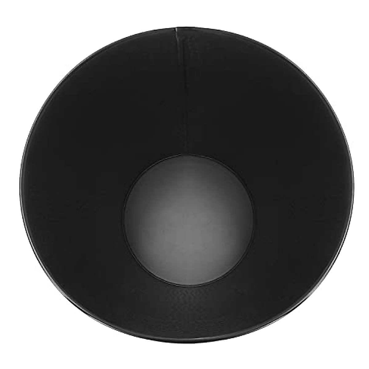 Wastebasket for Bedroom, Bathroom, Trash Can 6 Liters, Black, Stainless Steel