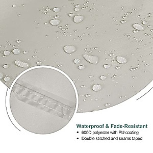 STEECA Waterproof Hot Tub Cover Outdoor Square SPA Hard Cover Protector 76 x 76 x 20H inch