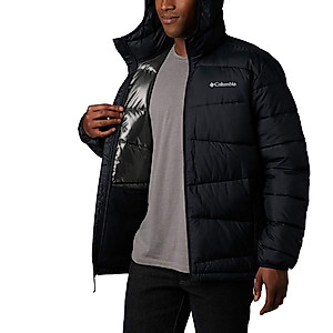 Columbia Men's Fivemile Butte Hooded Jacket, Black, XX-Large