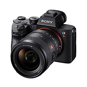 Sony E-mount FE 24mm F1.4 GM Full Frame Wide-angle Prime Lens (SEL24F14GM), Black