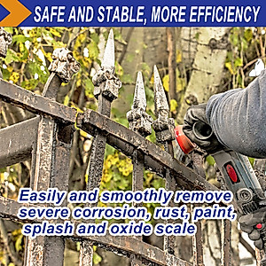 DaduoRi 4 Inch Wire Wheel for Angle Grinder, 3 Pack, 5/8 Inch-11 Threaded Arbor, Wire Wheels for 4 1/2 Angle Grinder, Coarse Crimped Twisted Knotted Cup Brush,Heavy Cleaning Rust Stripping Abrasive