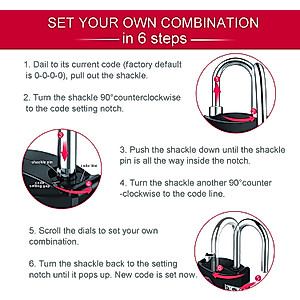 ZHEGE TSA Approved Locks, Luggage Locks, 3 Dial TSA Lock for Suitcases, Backpack, Baggage (Rose Gold)