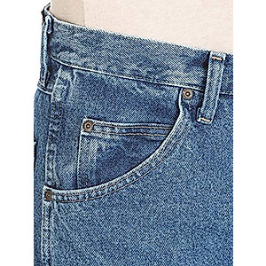 Wrangler Authentics Men's Classic 5-Pocket Regular Fit Cotton Jean, Stonewash Mid, 36W x 30L