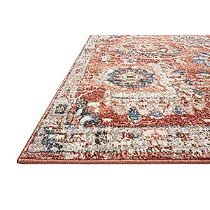 Loloi II Saban Collection SAB-08 Rust/Multi, Traditional 7'-10" x 10' Area Rug