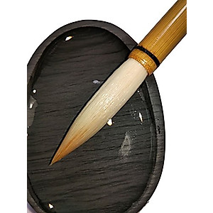 Easyou Chinese Calligraphy Sumi Drawing Brush for Freestyle Painting Jianhao(Wolf+Goat Hair) 3pcs/pack(size:large+medium+small) hsxy