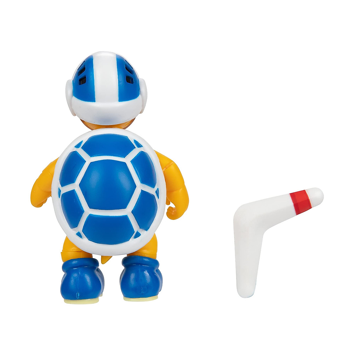 Super Mario Nintendo Action Figures Poseable Articulated 4-Inch Boomerang Hammer Bro Collectible Toys with Boomerang Accessory, Perfect for Kids & Collectors Alike! for Ages 3+