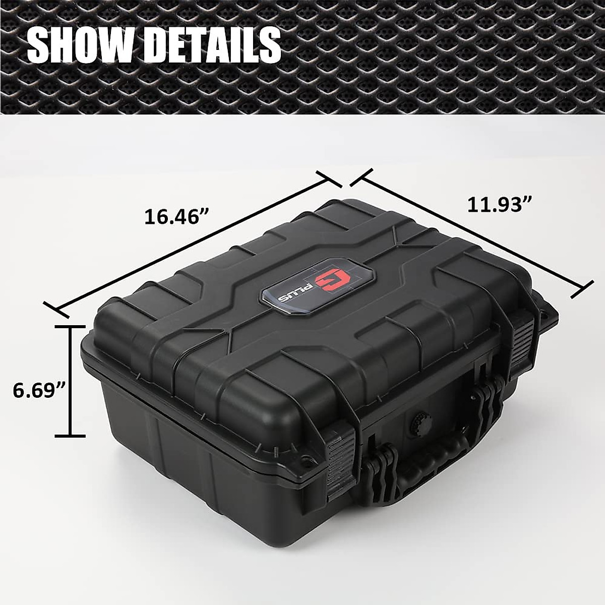 G-PLUS Graded Card Storage Box Compatible with BGS PSA SGC FGS Weatherproof Graded Sports Trading Cards(Large, Black)