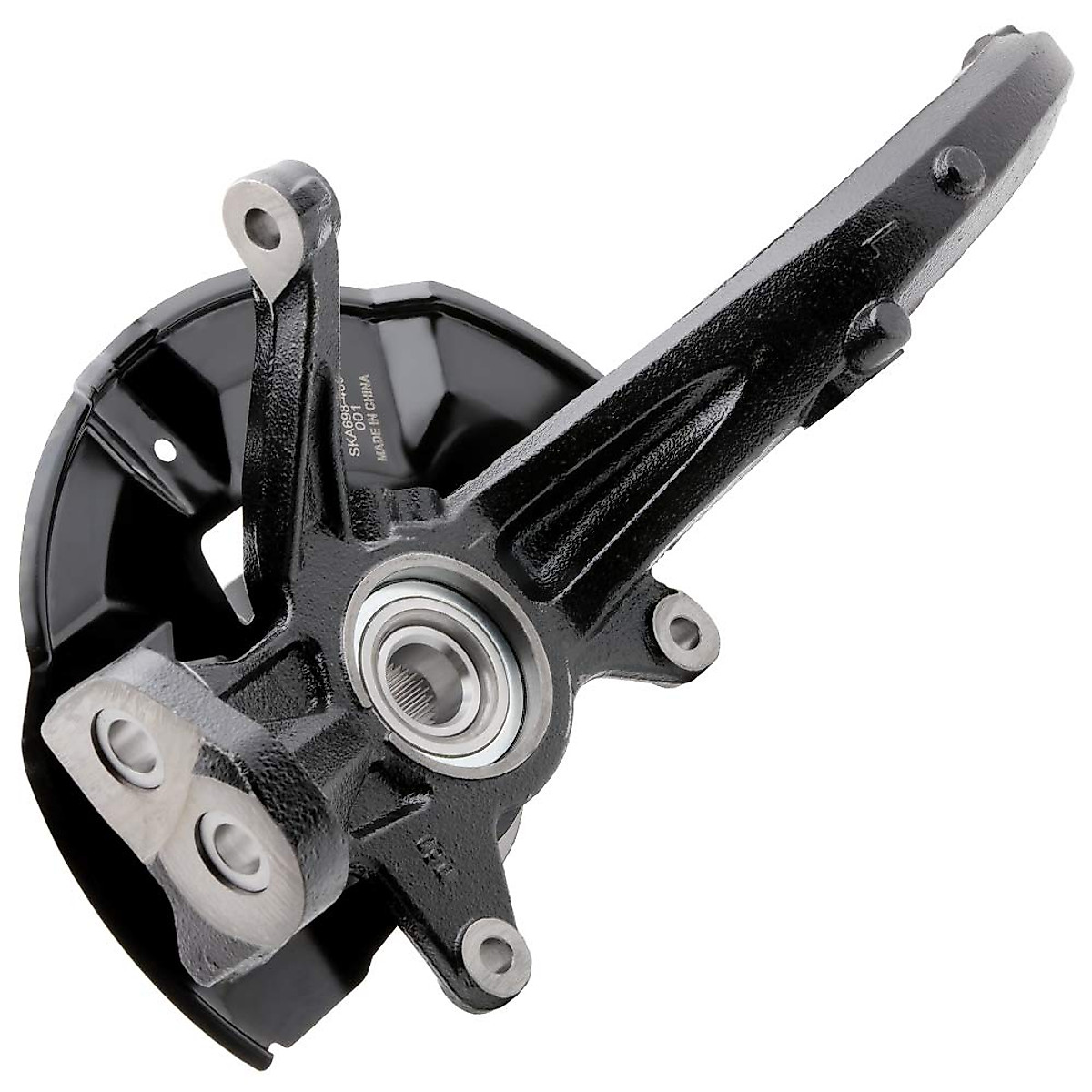 [1-Pack] 698-409 Front Left (Driver) Side Wheel Hub Bearing Steering Knuckle Assembly Kit Compatible with 2006-2012 Ford Fusion, [Lincoln] 2007-2012 MKZ, 2006 Zephyr, 2006-2011 Mercury Milan