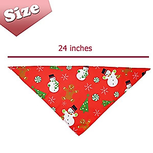 3 Pack Halloween Thanksgiving Christmas Dog Bandana Christmas Triangle Bibs Dog Scarfs Soft Comfortable Washable with Charming Patterns