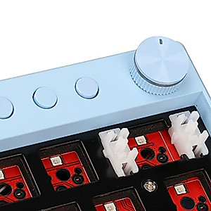 Yoidesu Mechanical Keyboard DIY Kit, 61 Keys Hot Swappable RGB Custom Mechanical Gaming Keyboard Kit, 3Pin/5Pin Switch, Wireless 2.4G/Bluetooth/Type C Wired Keyboard(Blue)