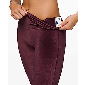 Lululemon Wunder Lounge High-Rise Tight 28" Velvet (Garnet, 12)