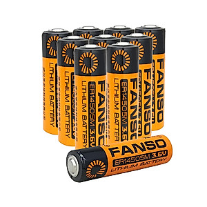 STEPMAX 10 Pack ER14505M 3.6V Lithium Battery 2200mAh ER14505 LS14500 Non-Rechargeable Battery