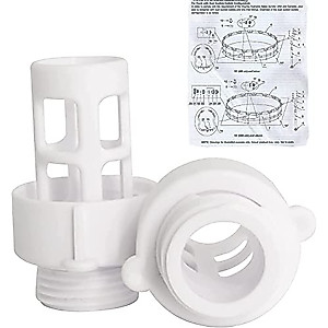 ChangTa 2P Pool Drain Hose Adapter Replacement Parts for Intex Round Swimming Pool 10184