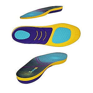 Heavy Duty Arch Support Insoles - 210+ lbs Plantar Fasciitis Insoles for Men Women, Shock Absorption Running Athletic Gel Insoles Orthotic Inserts for High Arch Relieve Foot Pain
