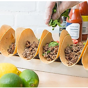 Soro Essentials- 7 Slots Stainless Steel Hotdog Preparation Tray- Hot Dog Corn Dogs Breakfast Sausage Tray Picnic Cart Accessories Easy Way to Serve Tacos and Hotdogs for Home Outdoor Party