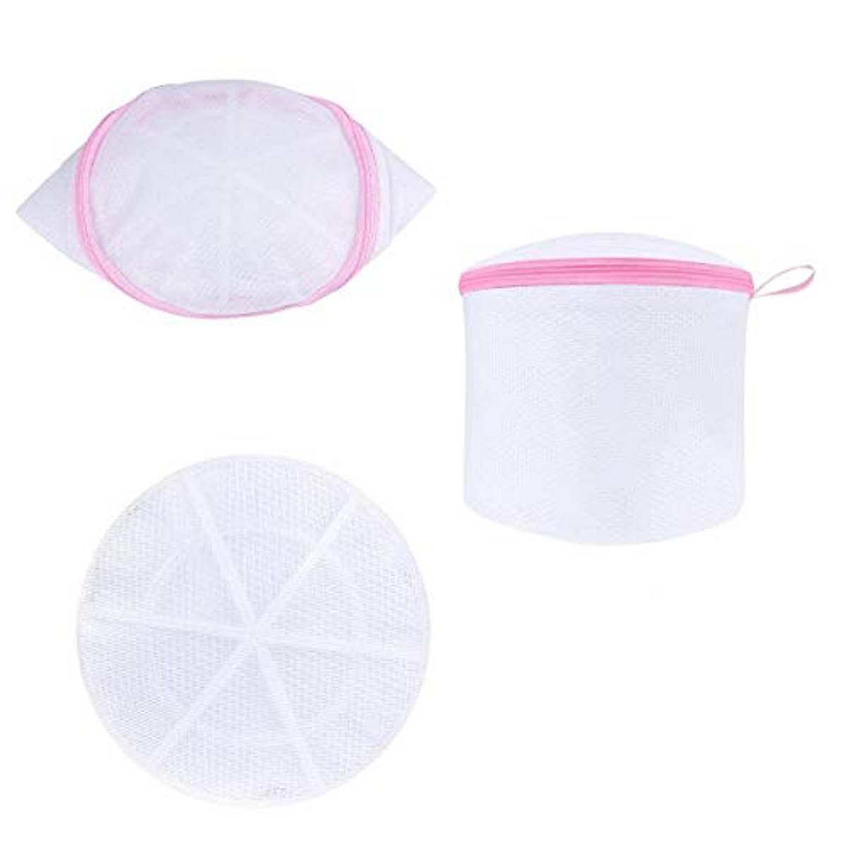 V-Shine Bra Laundry Bags, Bra Washer Protector, Bra Lingerie Wash Bag with AUTO Lock Design Zipper, Wash Mesh Bag for Lingerie,Stockings,Knickers,Panties,Other Underwear and Baby Socks(3 Pack)
