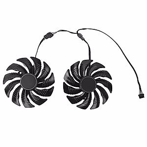 Coolerage 88mm T129215SU PLD09210S12HH Graphics Card Cooling Fans for Gigabyte RTX 1650 1660 1660Ti 2060 2070 Super WINDFORCE OC 6G GPU Cooler (Fan AB)