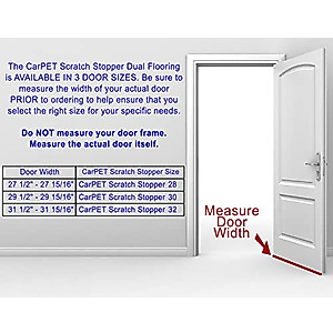 KittySmart Carpet Scratch Stopper Dual Flooring Stop Cats from Scratching Carpet at Doorway Instantly - 5 Year Warranty, Requires No Unfolding, Flattening, Wait Time, Cutting or Modification